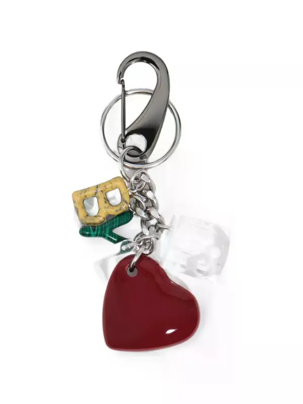 Bimba Y Lola Resin Logo Key Ring - Red