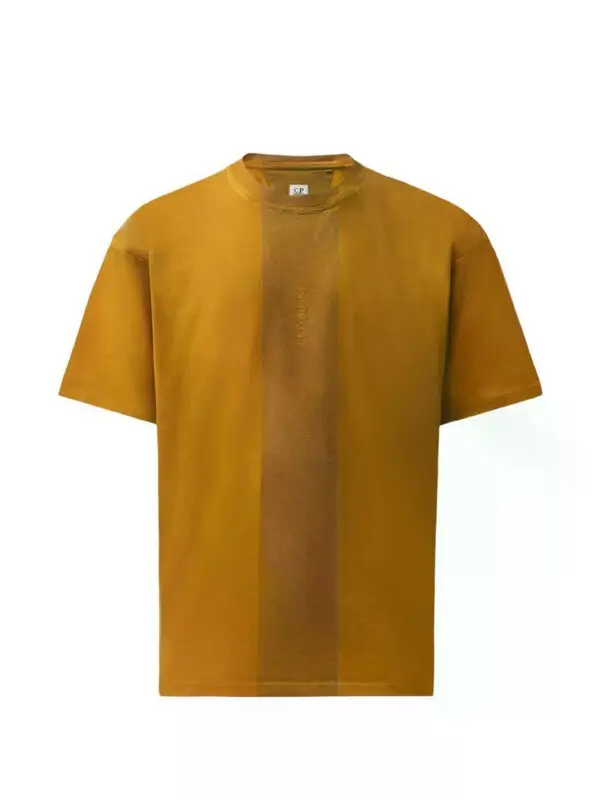 C.P. COMPANY Logo-print Panelled T-shirt
