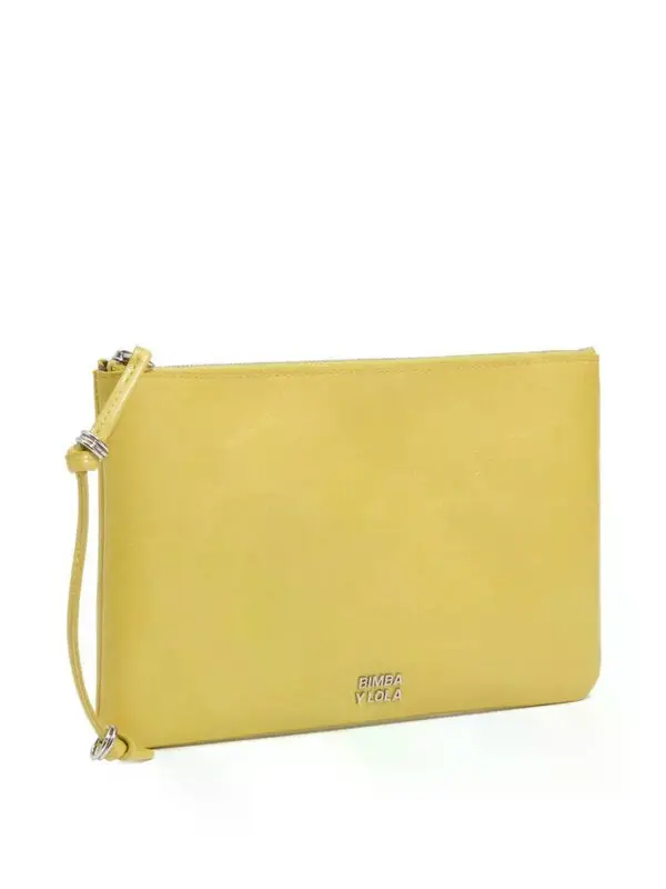 Bimba Y Lola Medium Leather Pouch - Yellow