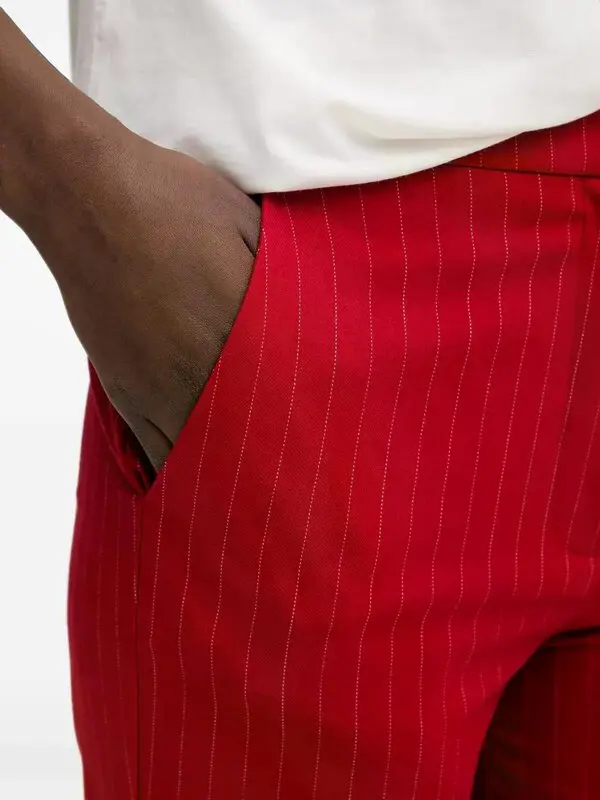 MORGAN Pinstripe Wide-leg Trousers