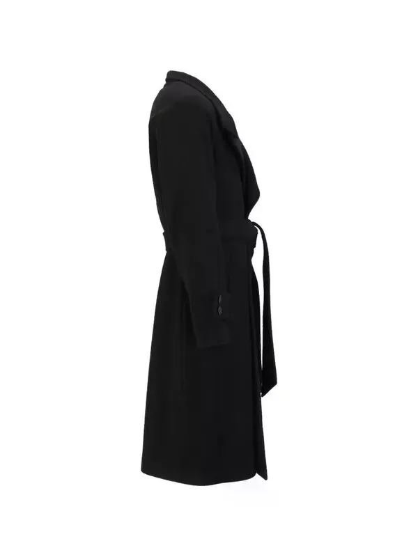Tagliatore Heron Double-breasted Belted Coat