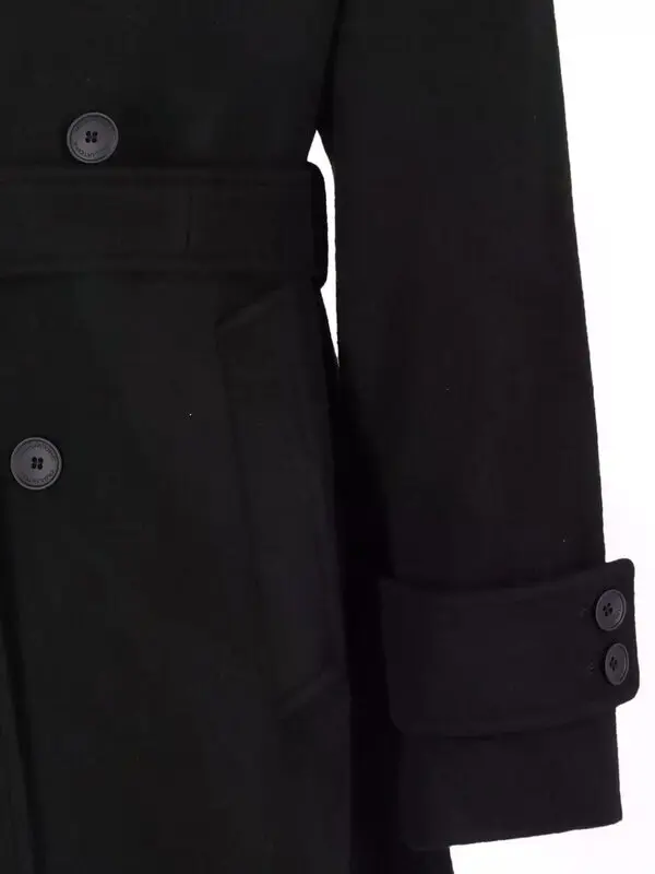 Tagliatore Heron Double-breasted Belted Coat