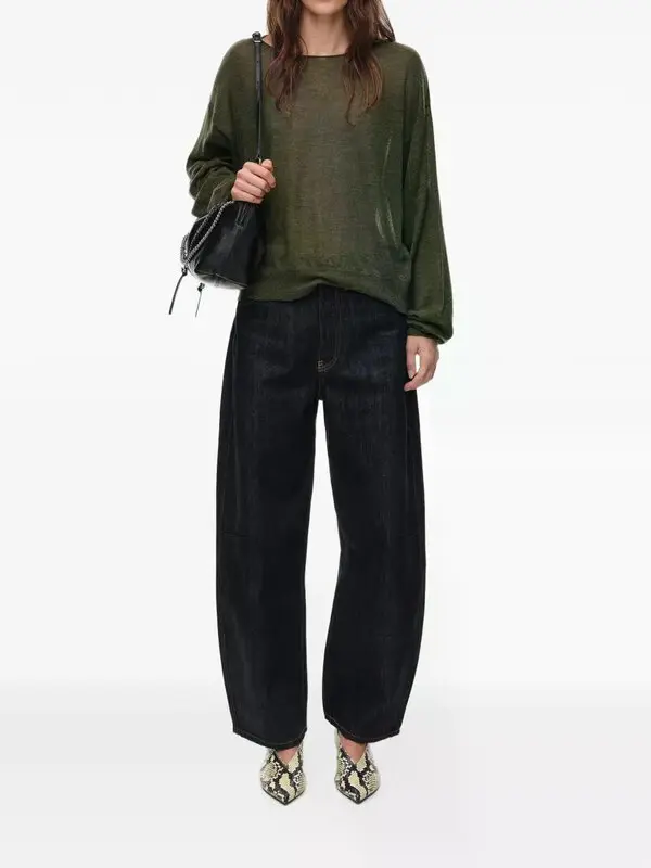 Bimba Y Lola Khaki Wool Blend Sweater