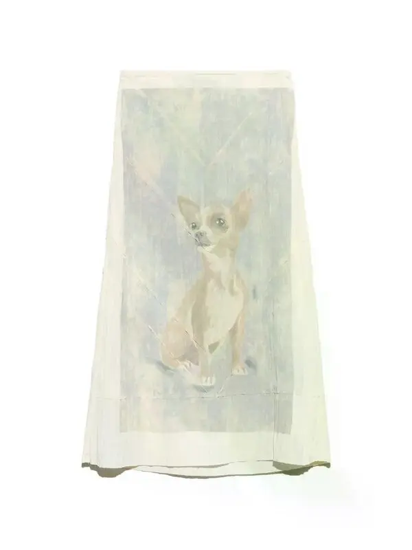 Bimba Y Lola Camel Chihuahua A-line Skirt - Neutrals