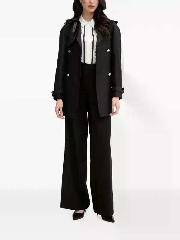 MORGAN Button-detail Wide-leg Trousers