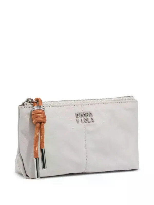 Bimba Y Lola Sand Nylon Coin Purse - Neutrals