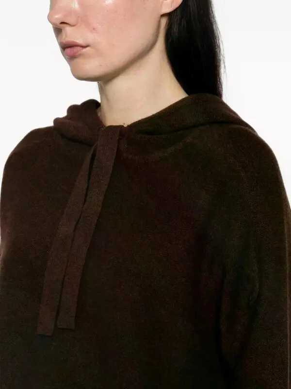 EMERSON RENALDI Ribbed-knit Drawstring Hoodie