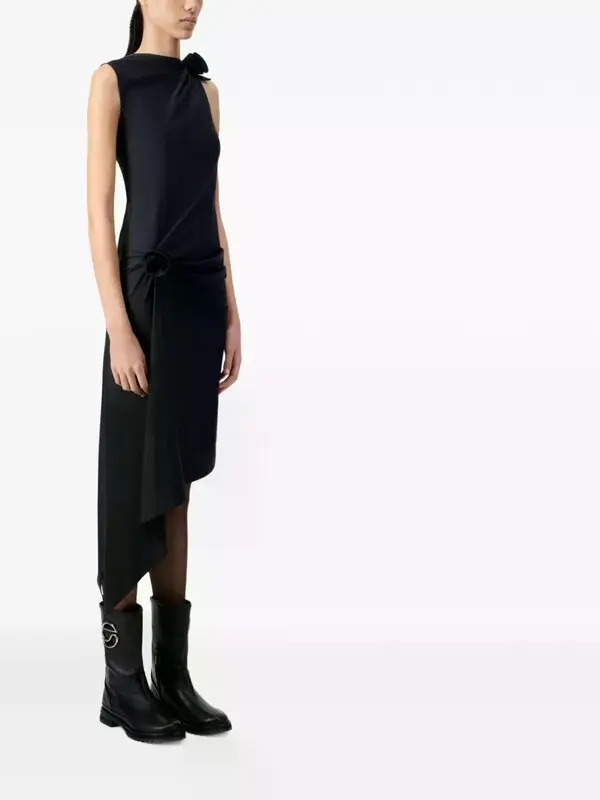 Coperni Relaxed Flower Asymmetric And Scultural Gown