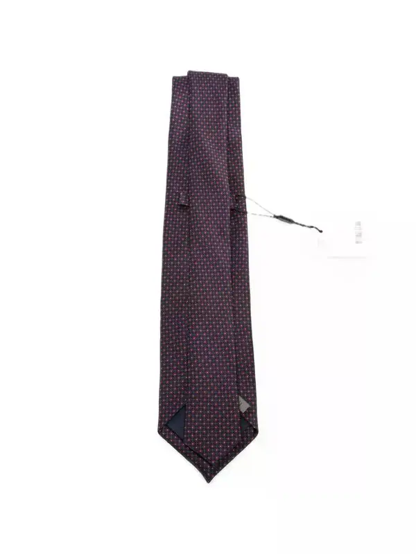 Corneliani Geometric-pattern Silk Tie