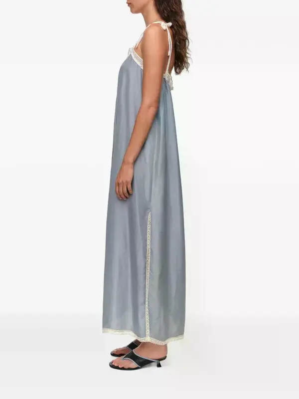 Bimba Y Lola Light Silk Dress With Lace Straps