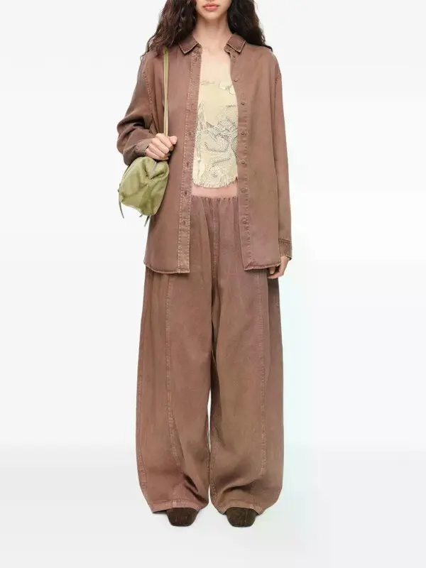 Bimba Y Lola Washed- Straight Fluid Shirt