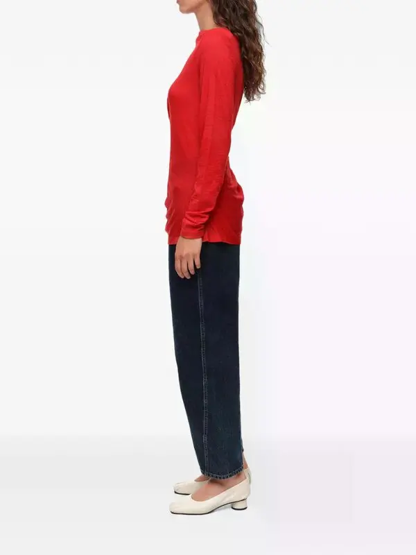 Bimba Y Lola Wool T-shirt With Knot Detailing