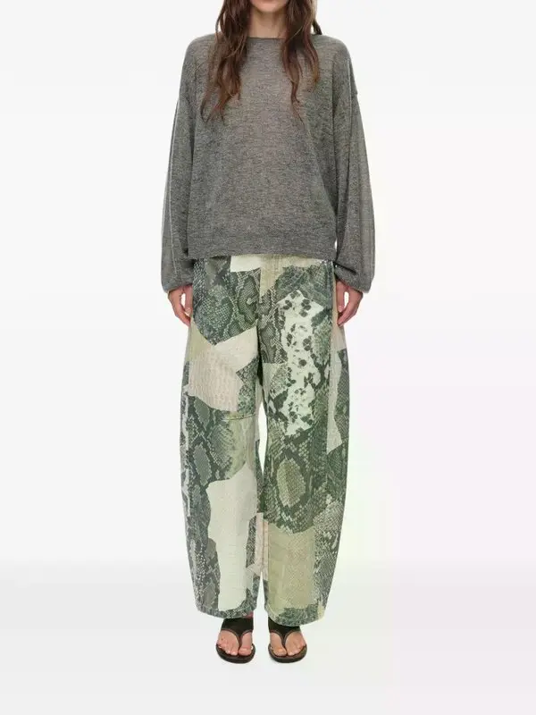 Bimba Y Lola Dark Melange Wool Sweater
