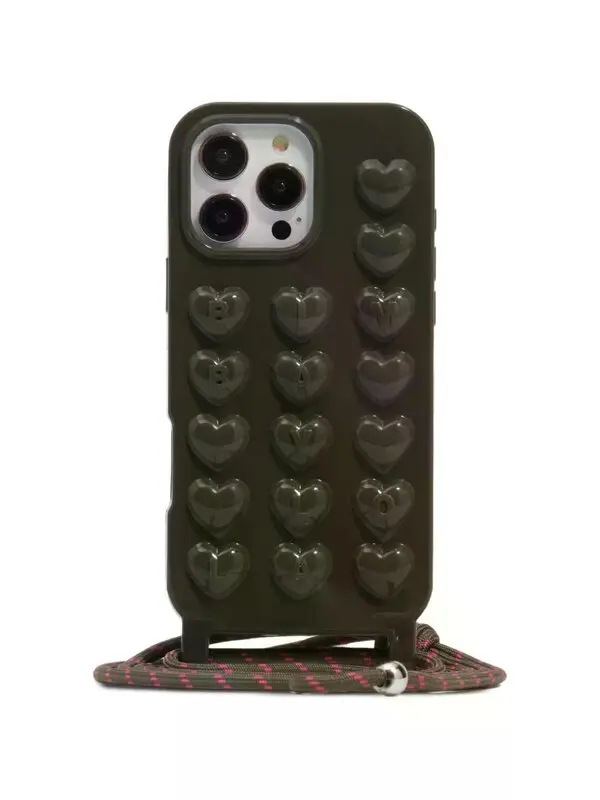 Bimba Y Lola Dark Shiny Silicone Case For Iphone 17 Pro Max - Green