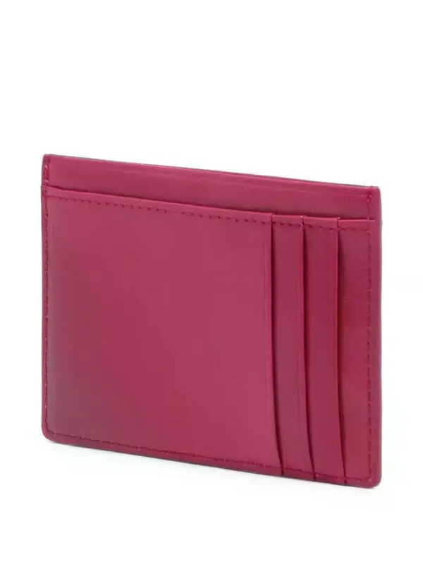 Bimba Y Lola Fuchsia Leather Card Holder