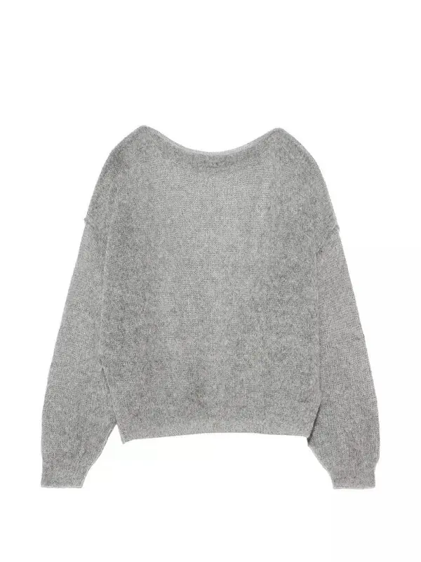 Bimba Y Lola Mohair Blend Sweater - Grey