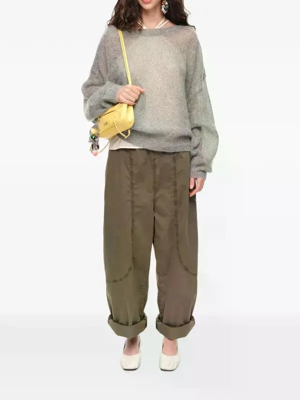 Bimba Y Lola Mohair Blend Sweater - Grey