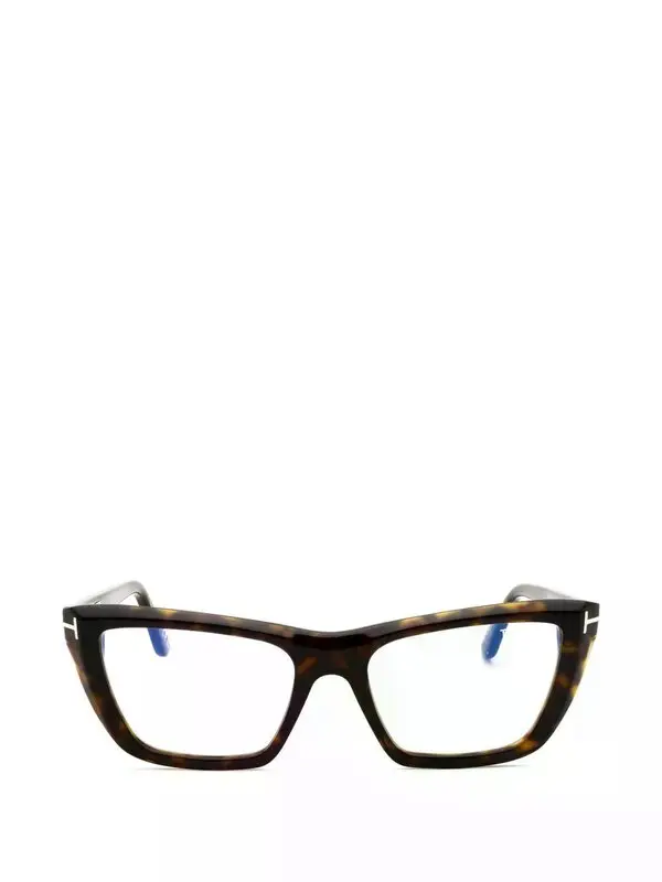TOM FORD Cat Eye Eyeglasses - Brown