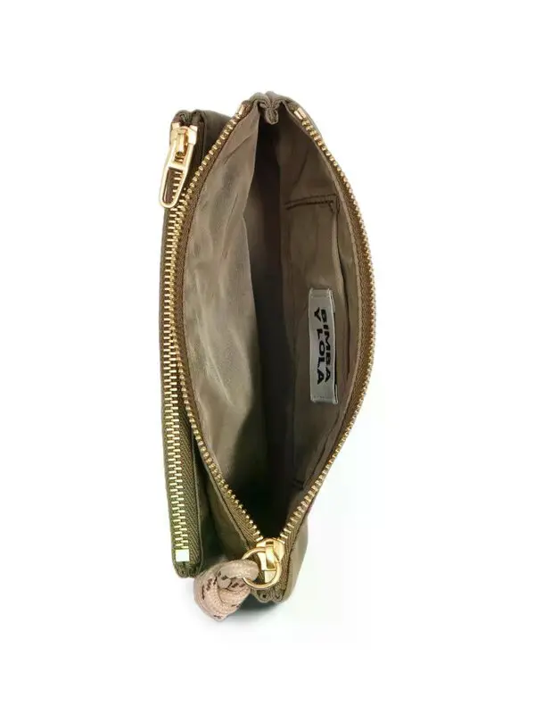 Bimba Y Lola Olive Nylon Pocket Purse