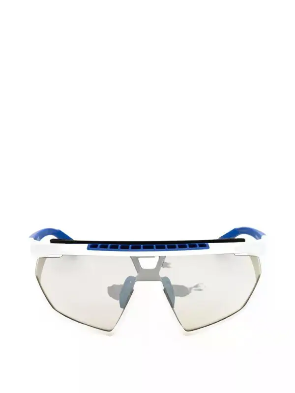 Adidas Sp0029-h Shield-frame Sunglasses - White