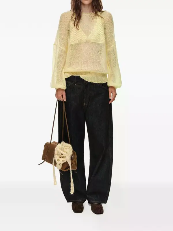 Bimba Y Lola Light Mohair Sweater With Overlay Top
