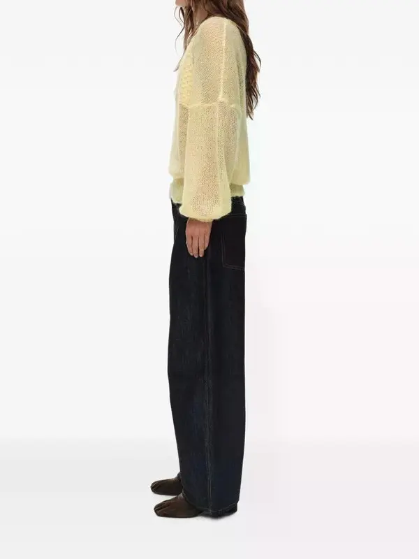 Bimba Y Lola Light Mohair Sweater With Overlay Top