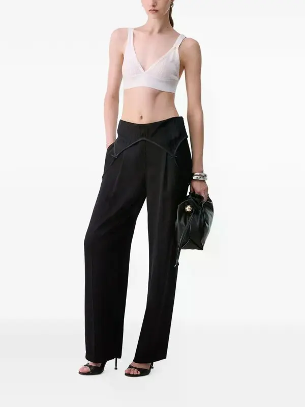 Liu Jo Pure Wool Knit Top With Punched Detailing - Neutrals