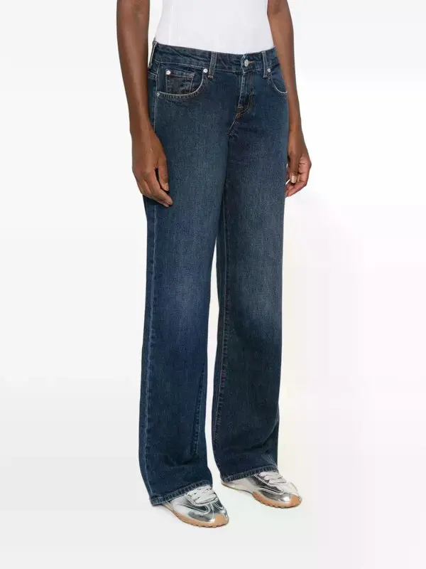 7 For All Mankind Low Straight Jeans