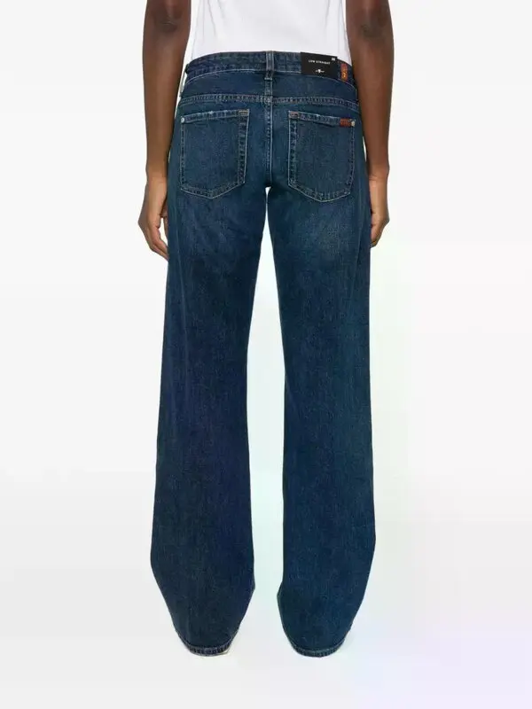 7 For All Mankind Low Straight Jeans