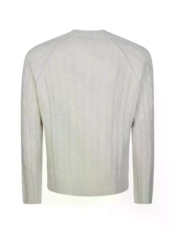 DIANA STUDIO Cable-knit Raglan-sleeve Sweater