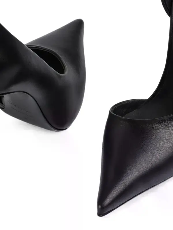 LE SILLA Futura Leather Pumps - Black