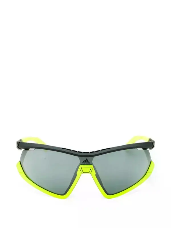 Adidas Sp0055 Wraparound Sunglasses - Yellow