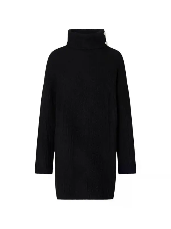 Liu Jo Jewel-button Knit Dress - Black
