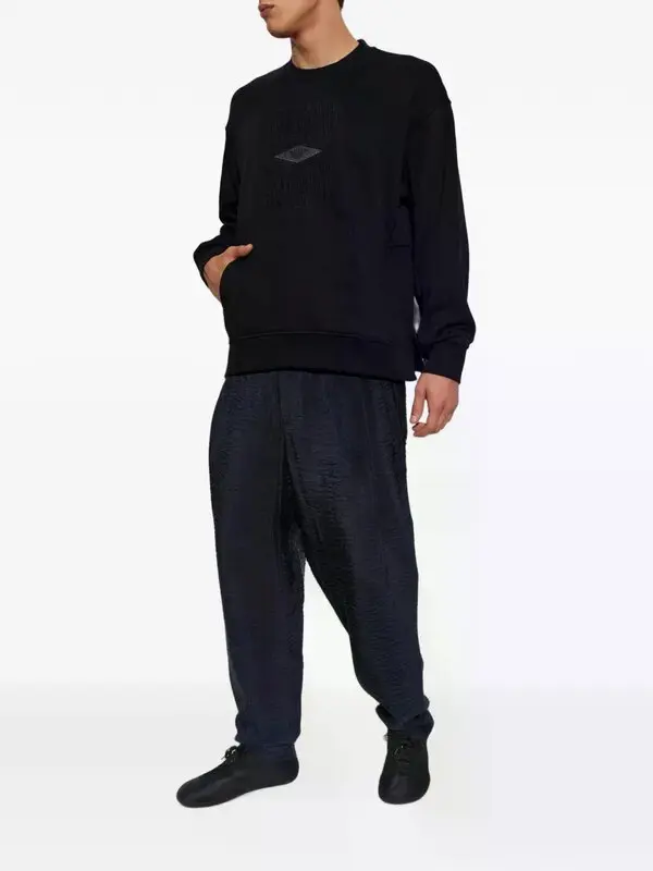 Emporio Armani Embroidered-logo Sweater