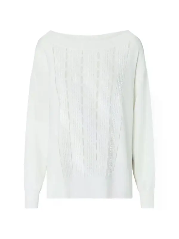 Liu Jo Sweater With Embroidered Cut-outs