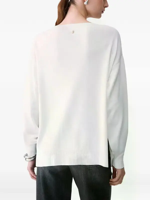 Liu Jo Sweater With Embroidered Cut-outs