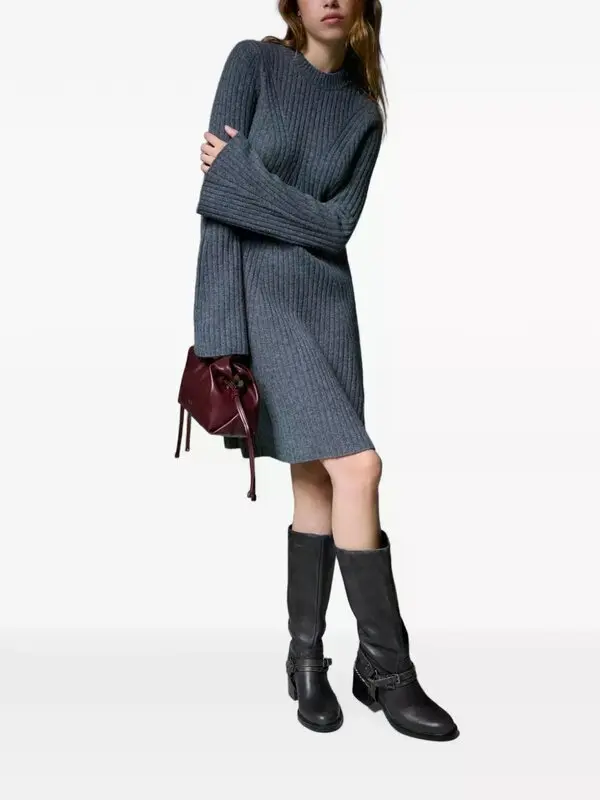 Liu Jo Short Knitted Dress - Grey