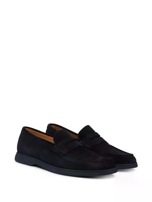 BOSS Suede Loafers - Blue