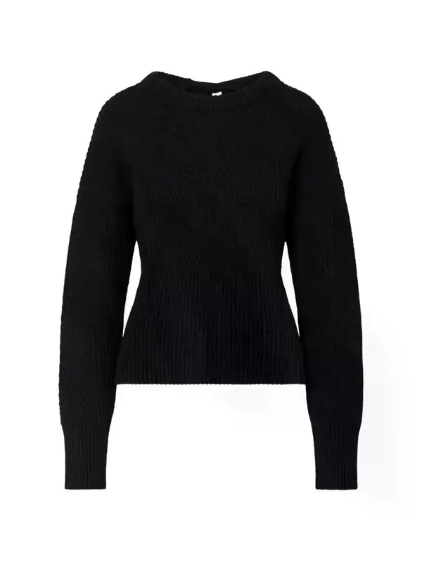 Liu Jo Wool Blend Sweater With Bow Detail
