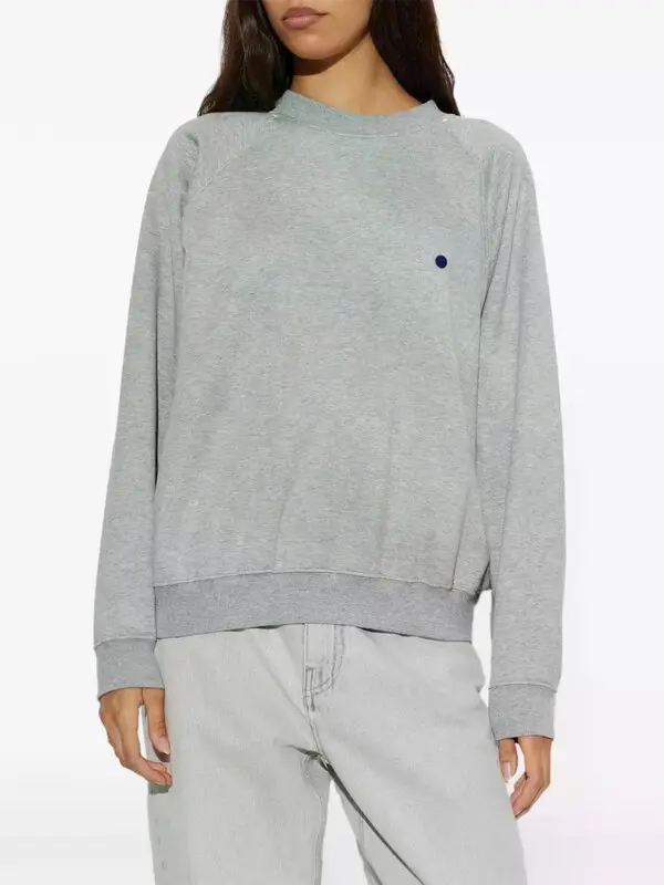 JIL SANDER Crew-neck Raglan-sleeve Sweatshirt - Grey