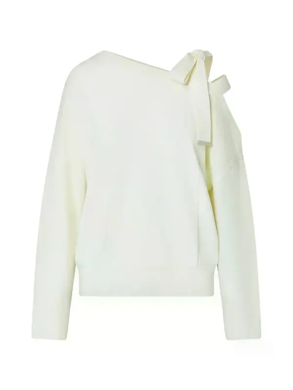 Liu Jo Sweater With Shoulder Bow Detail