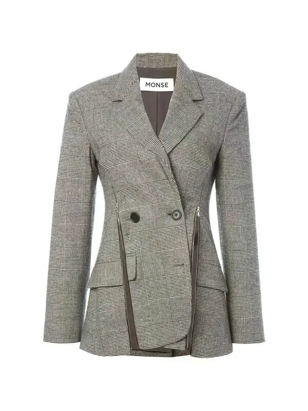 Monse Deconstructed Lapel Double-breasted Blazer
