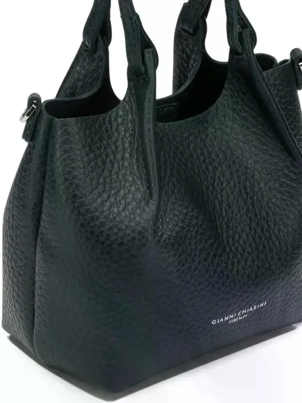 GIANNI CHIARINI Dua Grained Leather Tote Bag