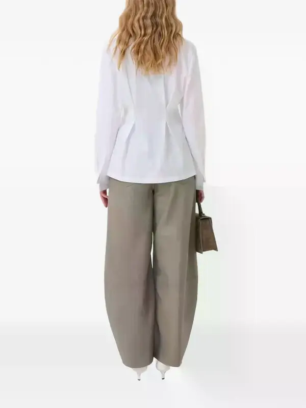 GESTUZ Pleated Waist Shirt