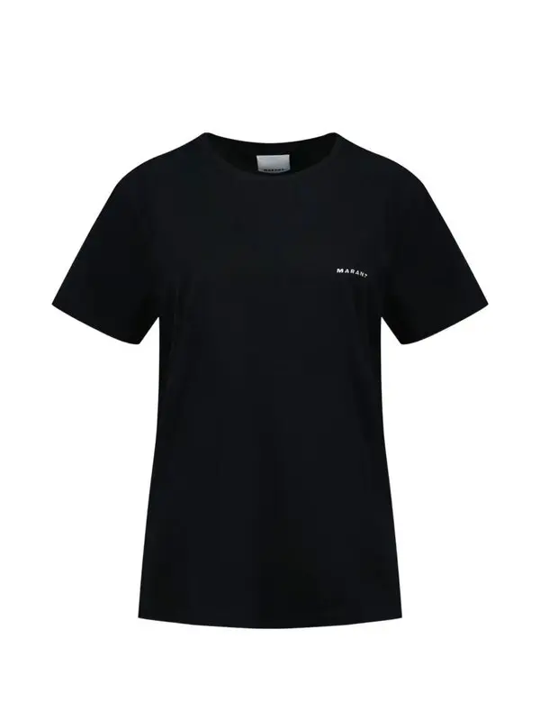MARANT Embroidered Cotton Jersey T-shirt