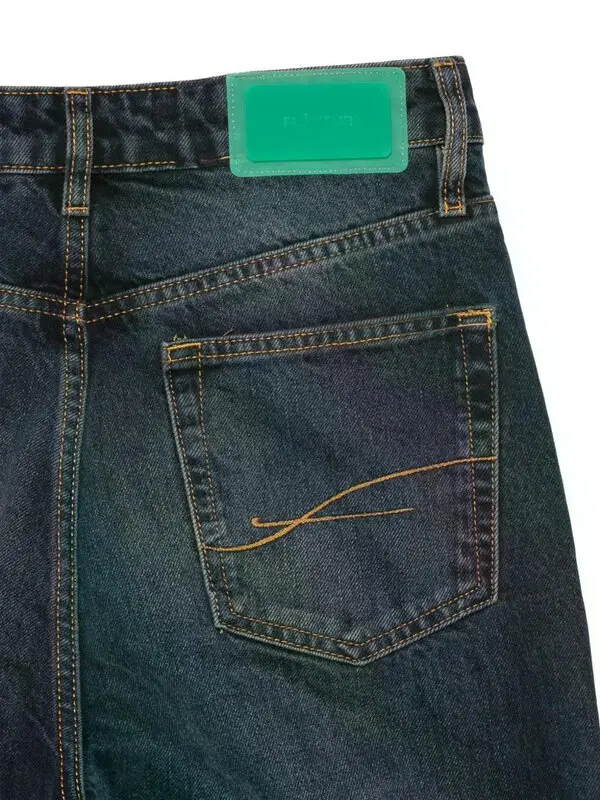 FLANEUR Faded-effect Straight-leg Jeans