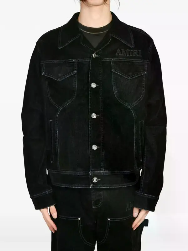 Amiri Logo-patch Denim Jacket
