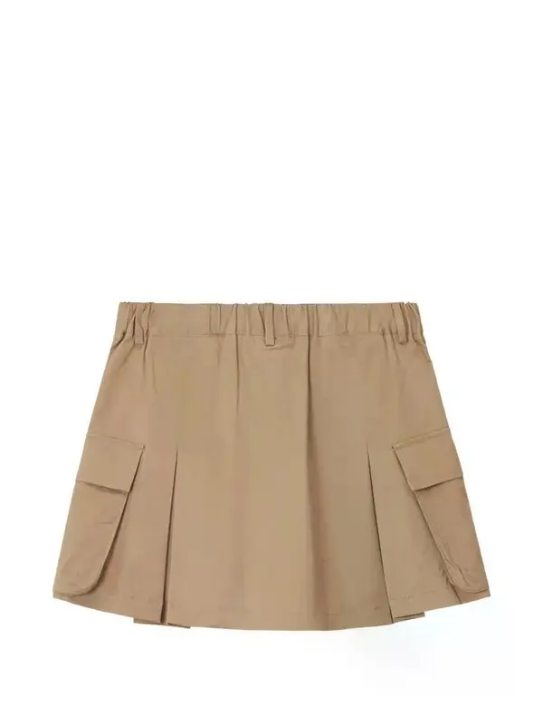 CHOCOOLATE Pleated Cargo Mini Skirt