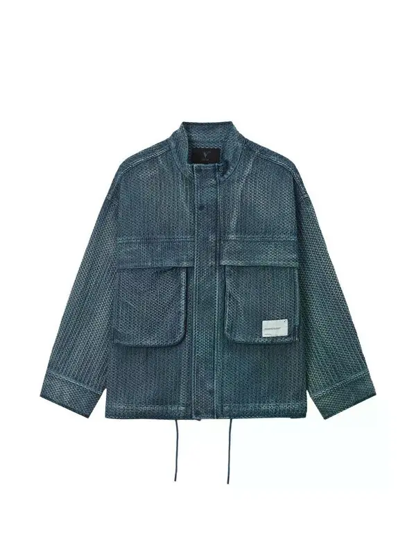 FIVE CM Waffle-textured Panelled Jacket