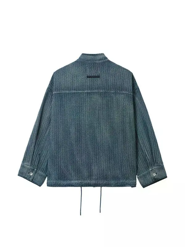 FIVE CM Waffle-textured Panelled Jacket
